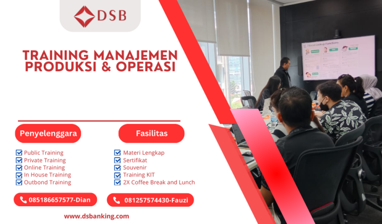 TRAINING MANAJEMEN PRODUKSI & OPERASI | Diorama School of Banking